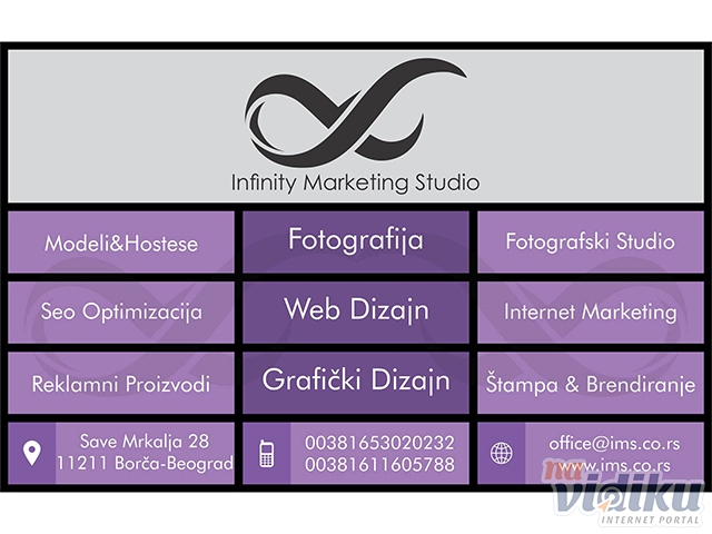 IMS INFINITY MARKETING STUDIO GRAFIČKI DIZAJN Borča, Beograd, radno vreme