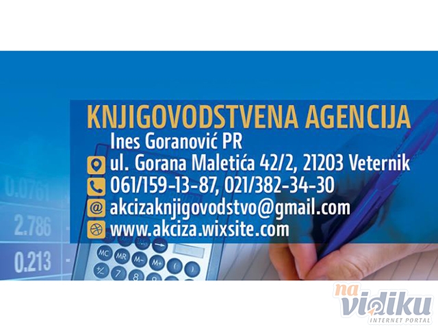 AKCIZA KNJIGOVODSTVENA AGENCIJA Veternik, Novi Sad, radno vreme