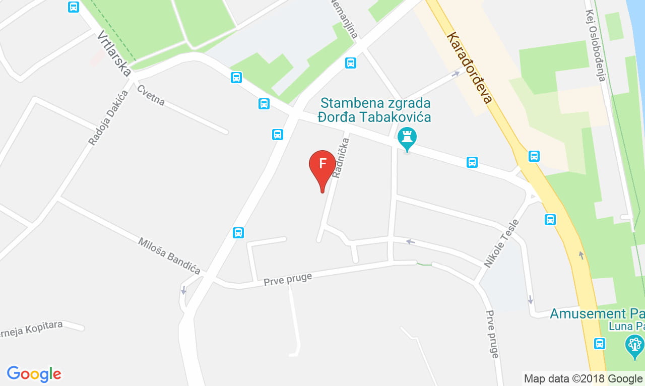 Mapa Servis automatskih menjaca, Adresa: Radnička 4, Lokacija Zemun ...
