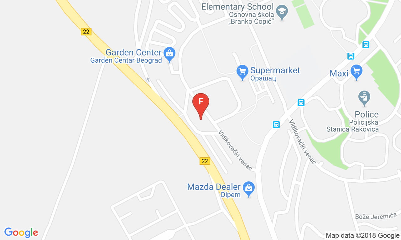 Mapa Pečenjara Mag, Adresa: Vidikovački venac 106b/46, Lokacija ...