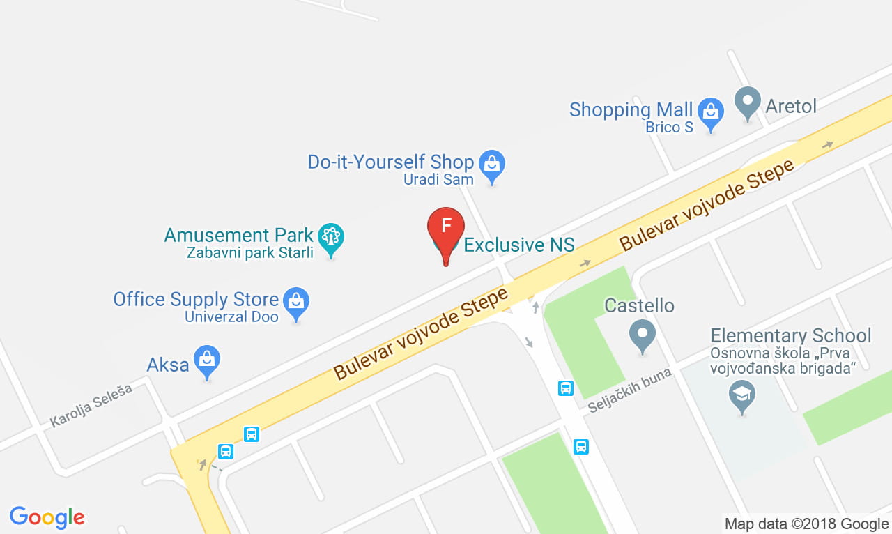 Svečana sala Exclusive NS, Exclusive NS svečana sala Novi Sad