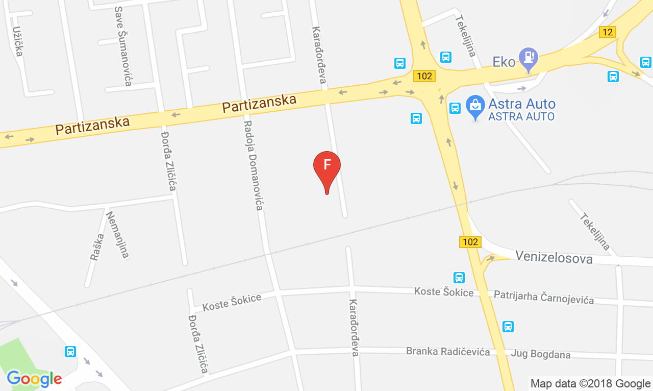 Mapa Decija igraonica Skocko Hop, adresa: Karadjordjeva 61, Novi Sad