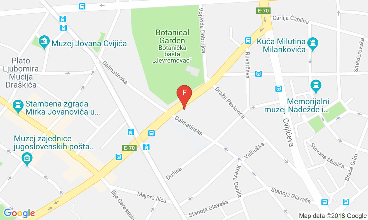 Mapa: Solarijum Ornela Megasun, Adresa: Takovska 36-38, Lokacija: Beograd