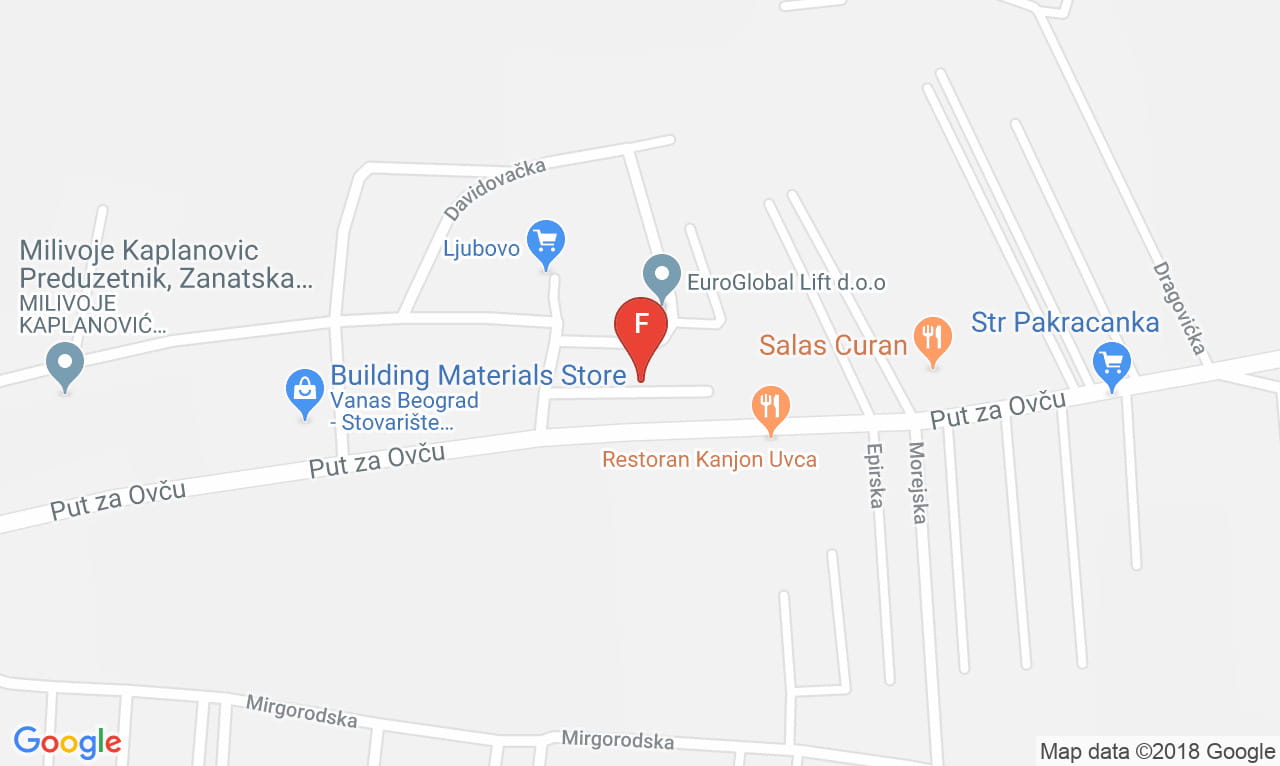 Mapa: Izolacija Vanas, Adresa: Ovčanski put 77, Lokacija: Borča, Beograd