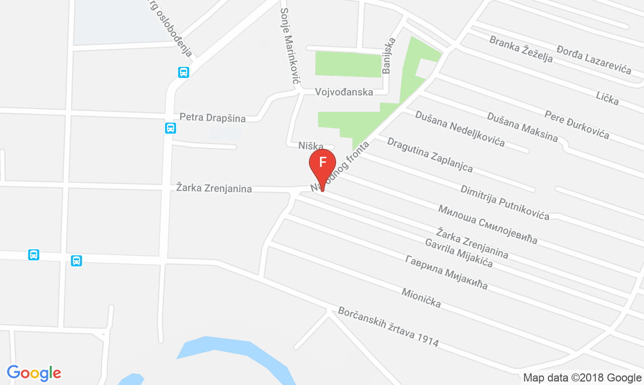 Mapa: Vrata i prozori Beoflex, Adresa: Žarka Zrenjanina 70, Lokacija ...