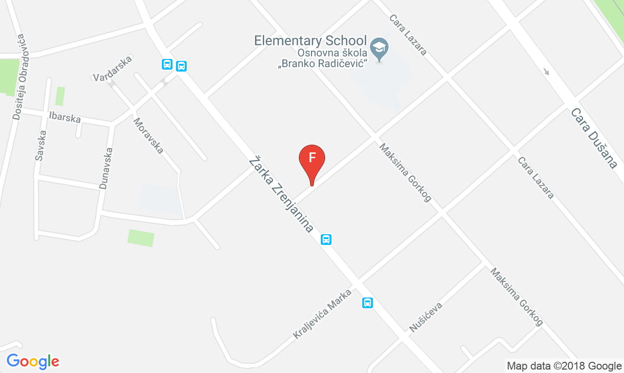 Mapa DAN Inženjering, Adresa: Vladimira Žestića 16, Lokacija Pančevo