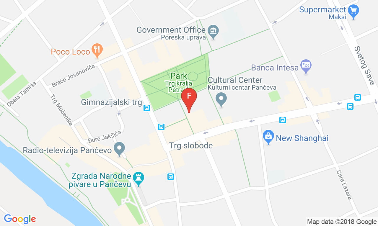 Mapa Mex line prodaja odeće, Adresa: Sokače 2, Lokacija Pančevo