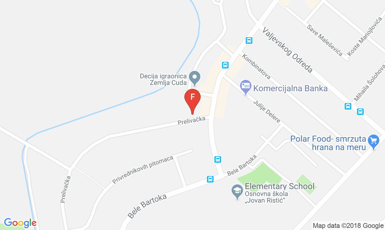 Mapa: Restoran Jenisej, Adresa: Prelivacka 2a, Lokacija: Borča, Beograd