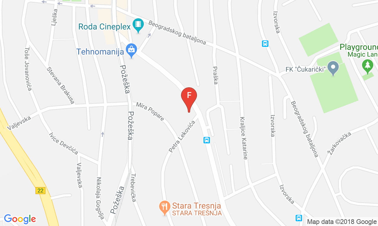 Mapa: Auto klime Dunav Auto, Adresa: Blagoja Parovica 19, Lokacija ...