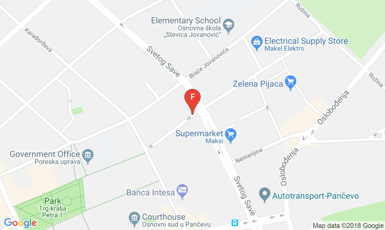 Mapa Kozmetički salon Miss Magic, Adresa: Zmaj Jove Jovanovića 33 ...