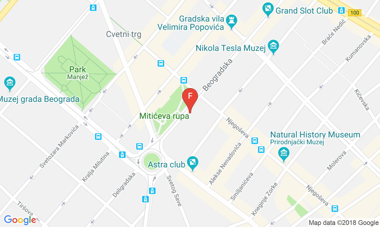 Mapa: Apoteka Laurus, Adresa: Beogradska 14, Lokacija: Vračar, Beograd