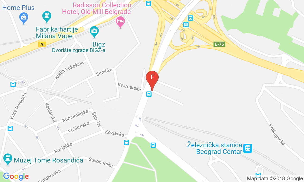 Kontakt, Mapa: Specijalna bolnica za rehabilitaciju i ortopedsku ...