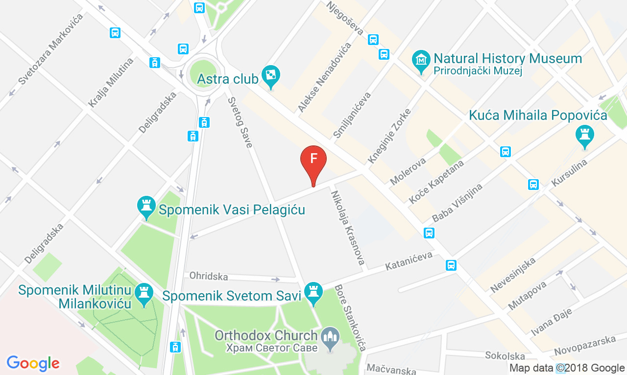 Mapa: Medicinska elektronika, Adresa: Kneginje Zorke 11, Lokacija: Beograd