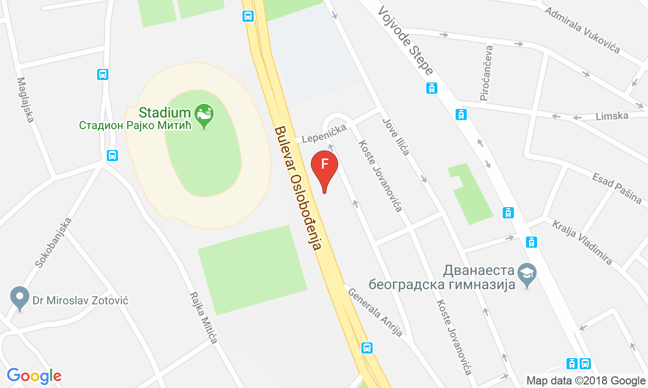 Mapa: Auto oprema Drinjak, Adresa: Bulevar oslobodjenja 123b, Lokacija ...