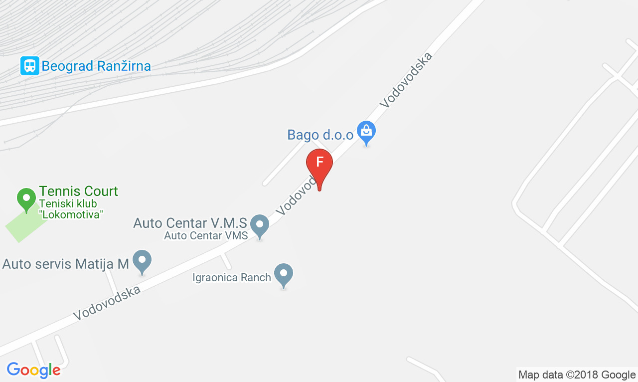 Mapa: Centriranje trapa Plus, Adresa: Vodovodska 177/1, Lokacija: Cukarica