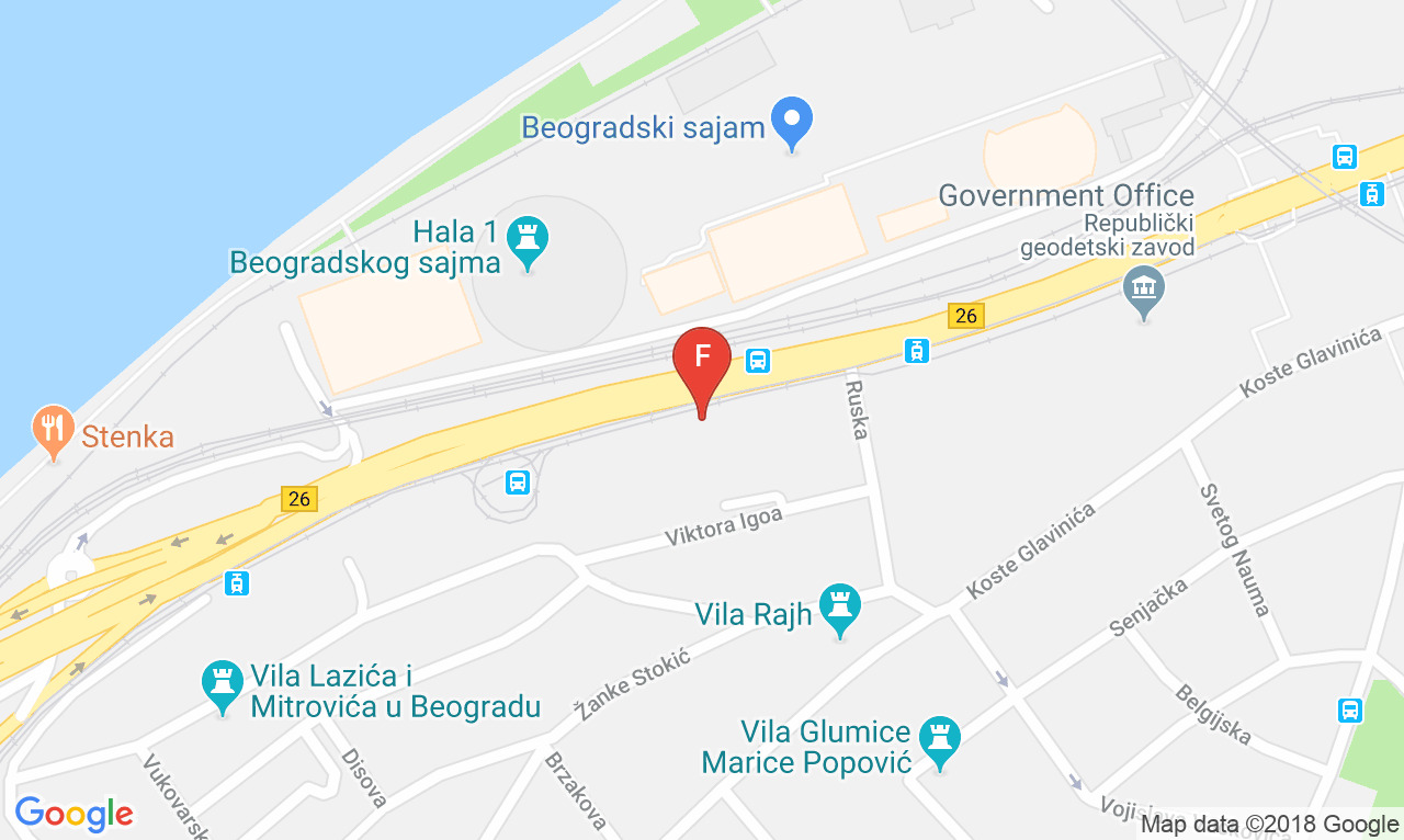 Mapa: Osiguranje vozila Sava, Adresa: Bulevar vojvode Misica 51 ...