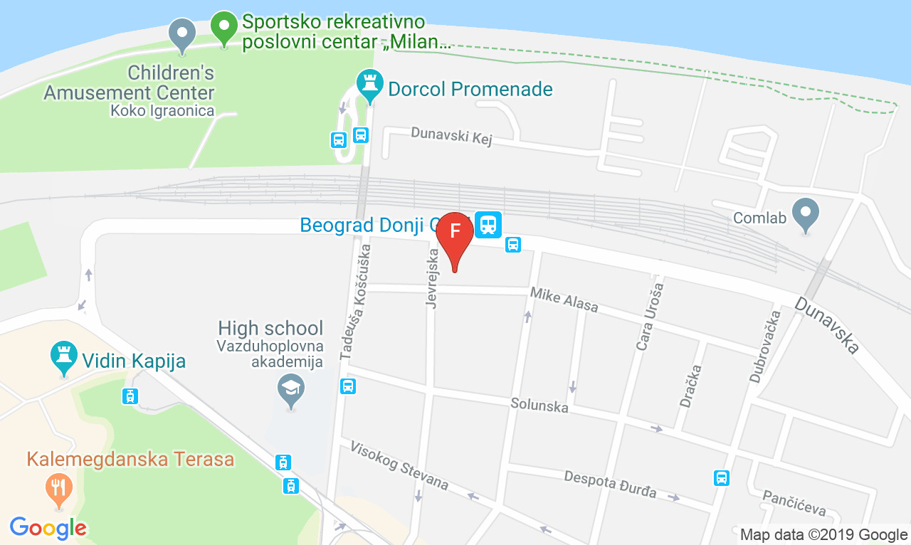 Mapa: Registracija vozila Evropa Osiguranje, Adresa: Jevrejska 24 ...