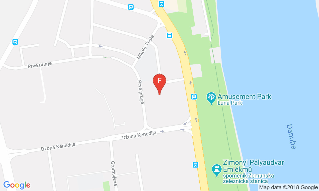 Mapa Euroracunovodstvo, Adresa: Karadjordjev Trg 40e, Lokacija Zemun ...