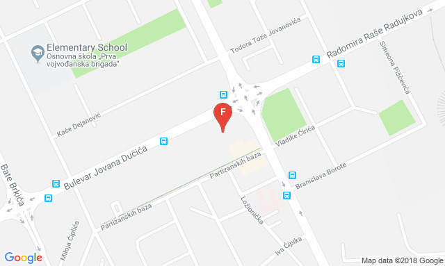 Mapa Zlatara JANKOVIC, Adresa: Bulevar Jovana Ducica 1, Novi Sad