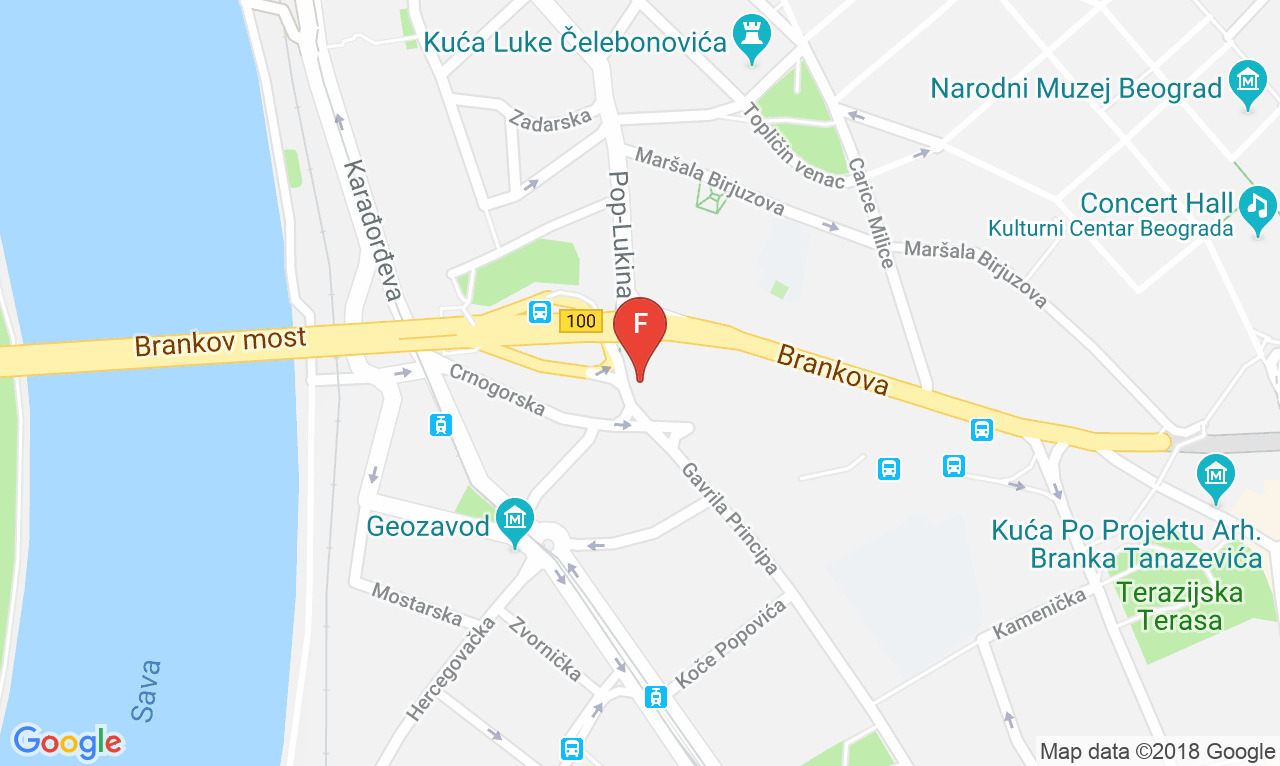 Mapa Izrada pečata Think Ink, Adresa: Pop Lukina 15, Lokacija Stari ...