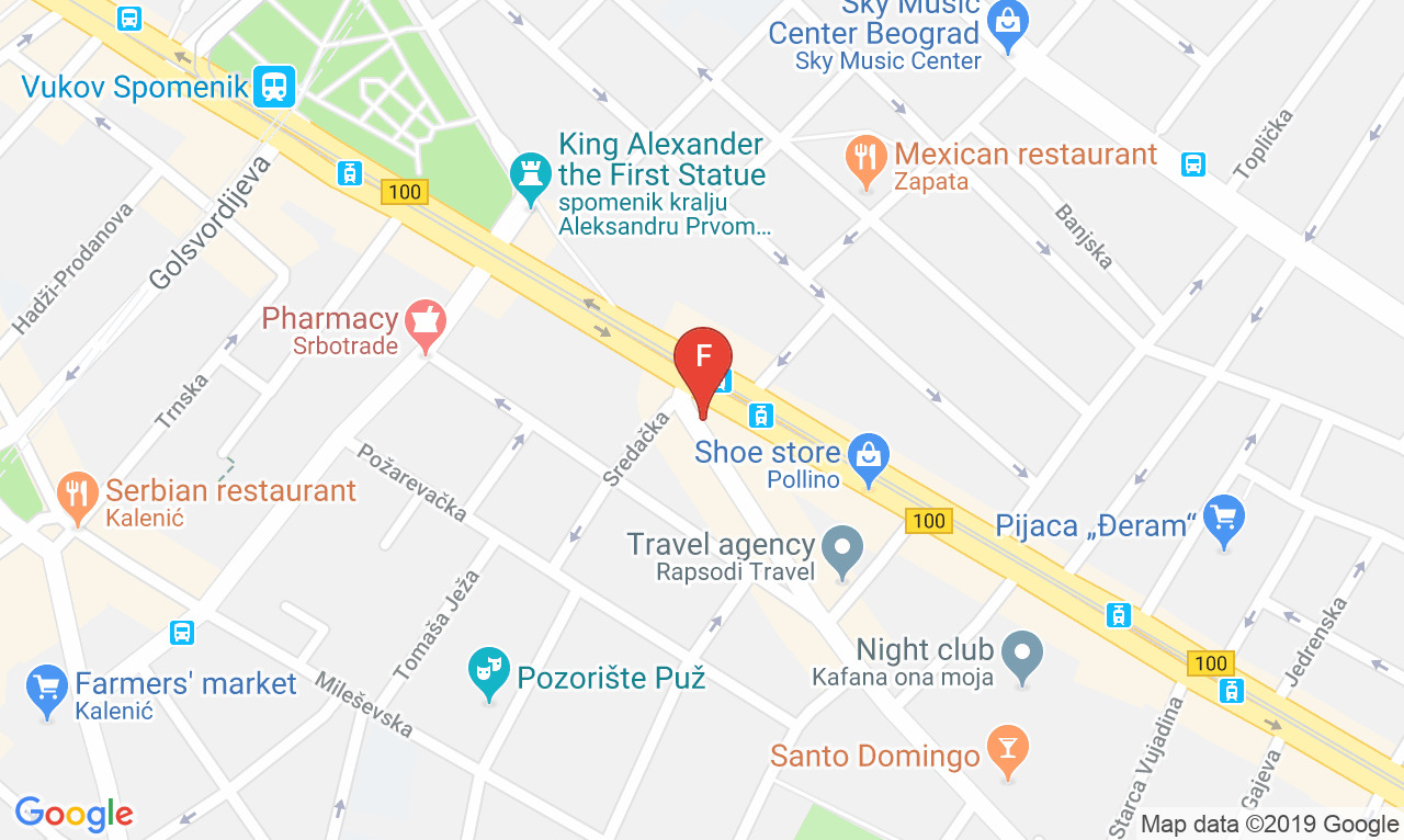 Mapa Elektromaterijal ORTHODOXA COMPANY, Adresa: Vojvode Šupljikca 1 ...