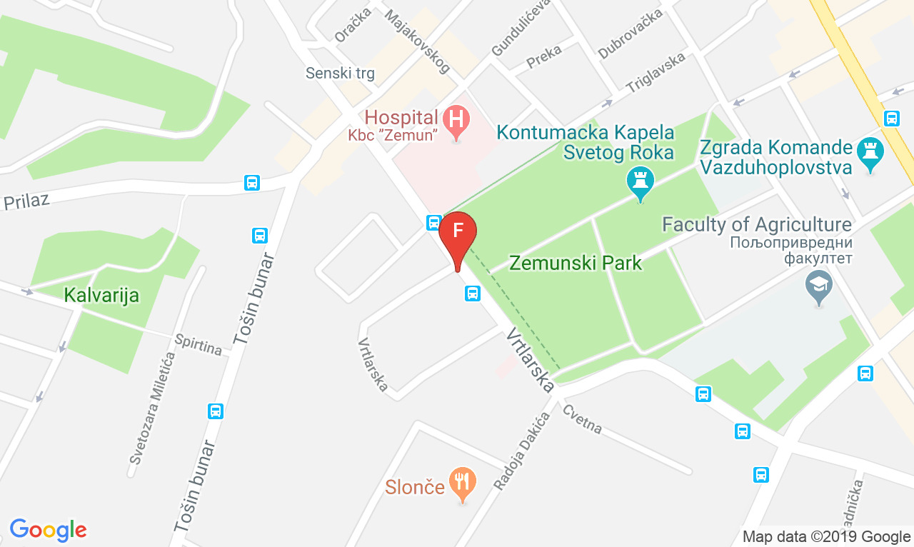 Mapa Giros Kod Bucka, Adresa: Vrtlarska 33c, Lokacija Zemun, Breograd