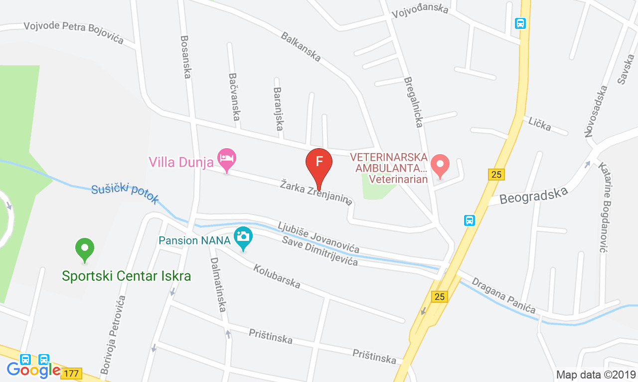 Mapa Autoprevoznik Radošević, Adresa: Žarka Zrenjanina 32, Lokacija ...