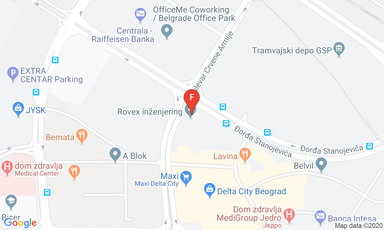 Mapa AA make up studio, Adresa: Đorđa Stanojevića 11b, Lokacija: Novi ...