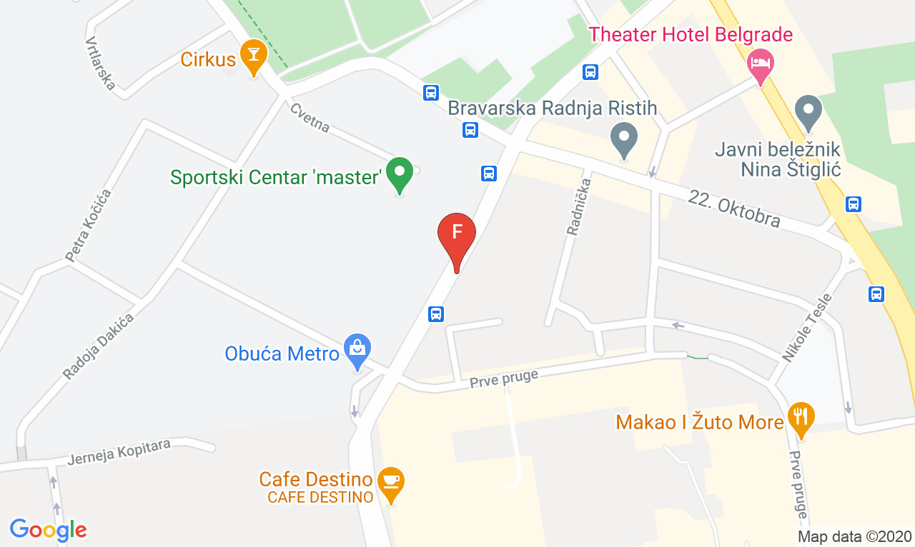 Mapa Klopa i Piće fast food, Adresa: Aleksandra Dubčeka 5g, Lokacija ...