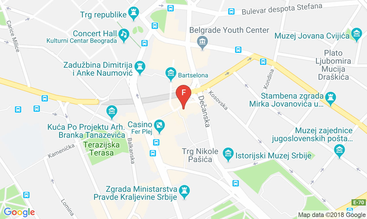 Nusiceva 10, Stari Grad, Beograd, Dynamic pilates & fitness studio