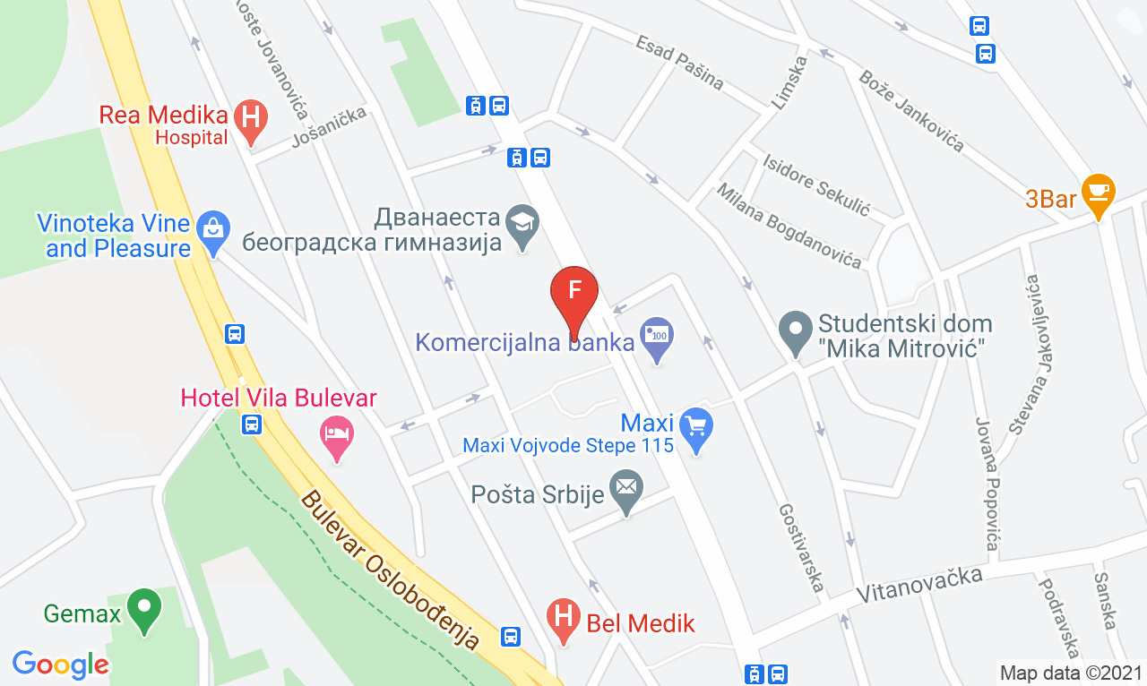 Mapa Domaći specijaliteti, Adresa: Vojvode Stepe 94b, Lokacija Voždovac ...