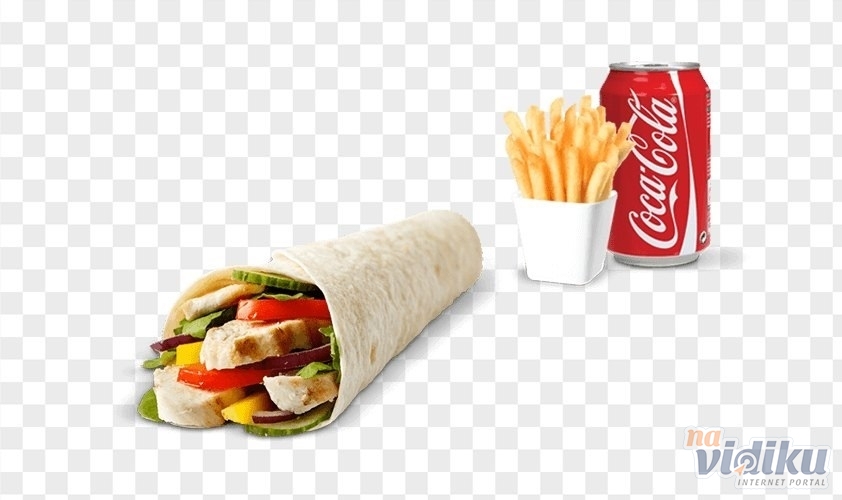 Komplet Džoni (tortilja po izboru, pomfrit 150gr, Coca Cola 0,5l) SUPER ...