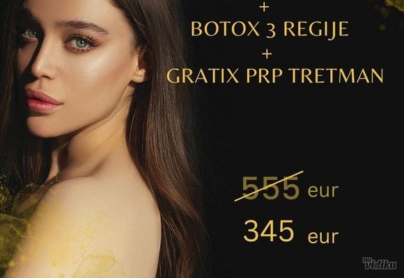 Hijaluron 1ml + Botox 3 regije + PRP tretman GRATIS - HIT CENA! - Hair ...