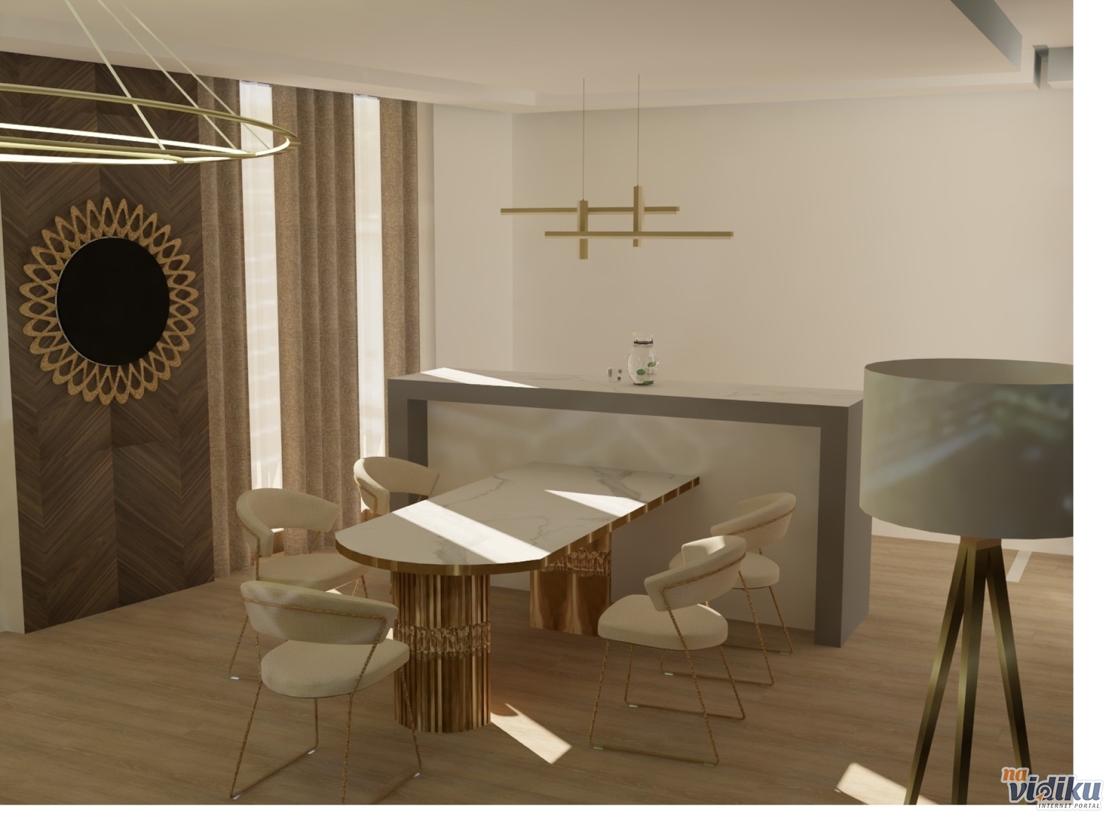 Projekat dizajna enterijera (cena po m2): tehnički crtež, raspored ...