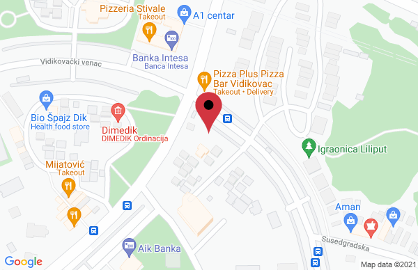 Kontakt, Mapa: Registracija vozila Agencija Jasa, Adresa: Vidikovacki ...