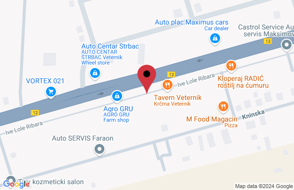 Mapa Izrada kuhinja Vujičić NS, Adresa: Ive Lole Ribara 26a, Lokacija ...