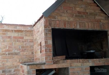 Zidani rostilj sa dekorativnom ciglom - Dekorativna cigla BA, Pančevo