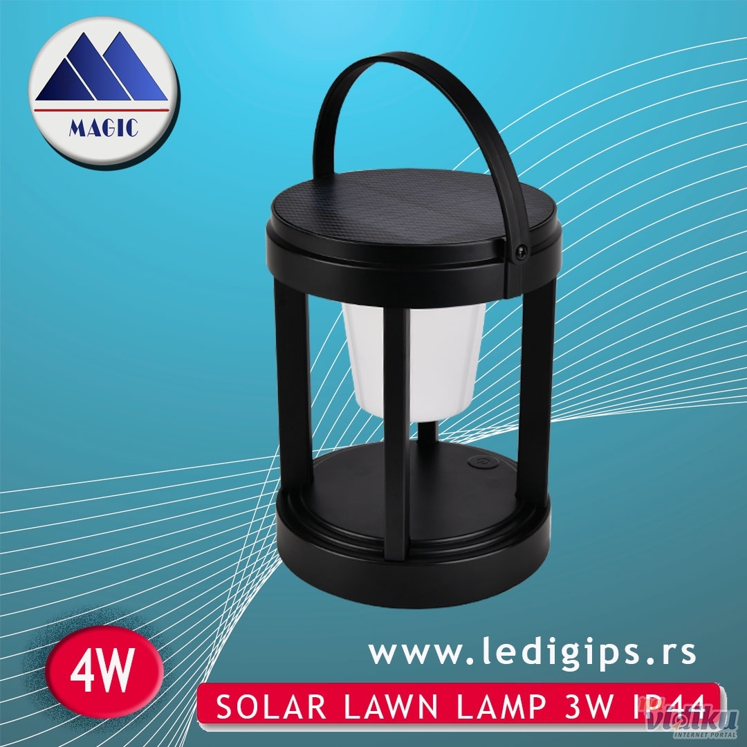 SOLAR LAWN LAMP 3W IP44
