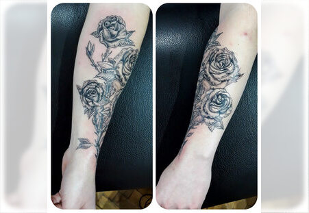 video Totovaža RUŽA NA RUCI - Miki Tattoo Art, Rakovica, Beograd