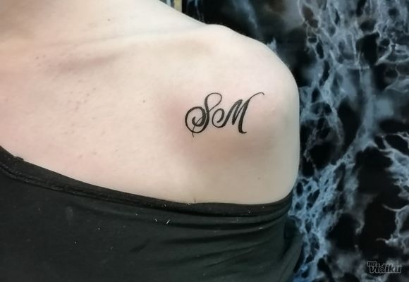 tetovaza slova Novi Sad - Veles tattoo, Novi Sad