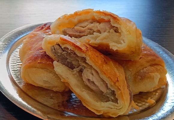 pita s piletinom _ recept iz Bosne - Bosanske pite, mantije - Food ...