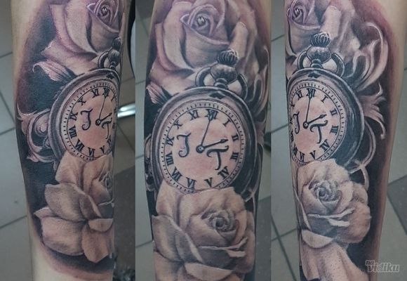 Tetovaža ruža - Tattoo Twins, Novi Sad